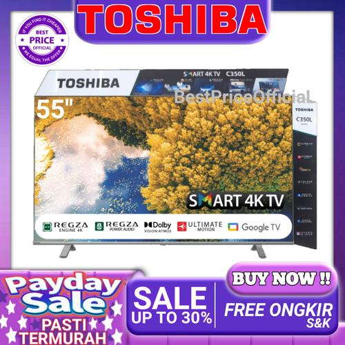 Jual TOSHIBA 55C350LP 55C350 Led Smart TV 55 Inch Google TV Digital 4K ...