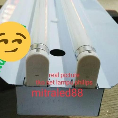 Jual Lampu Industrial Modern Kap Lampu Tko Set 2X36/2X16Watt+Lampu Tl ...