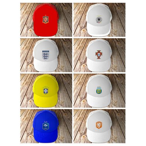 Jual topi trucker sablon logo negara peserta piala dunia qatar 2022 ...