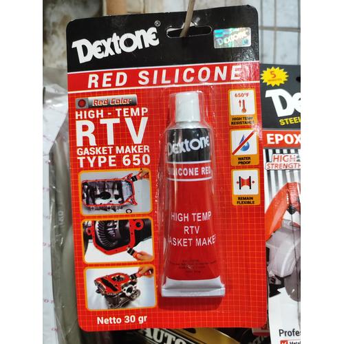 Jual LEM DEXTONE RED SILICONE SEALENT LEM GASKET PACKING RTV HIGH TEMP ...
