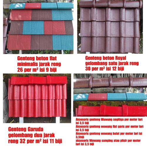 Jual genteng beton cor - Kab. Malang - gentengmalang | Tokopedia