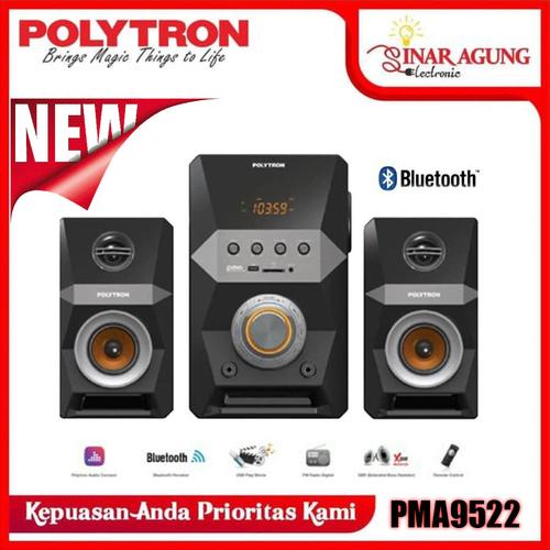 Promo Speaker Multimedia Polytron PMA 9502+Bluetooth, FM, Karaoke ...