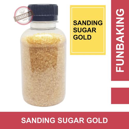 Jual FunBaking - 10GR SANDING SUGAR GOLD SPRINKLES EDIBLE SPRINKLE EMAS ...
