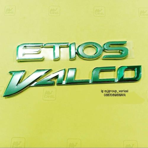 Jual Emblem logo toyota ETIOS VALCO ukuran original bagasi - VALCO ...