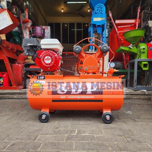 Jual MESIN KOMPRESSOR ANGIN UDARA SDP 2 PISTON 1HP COMPLETE MESIN ...