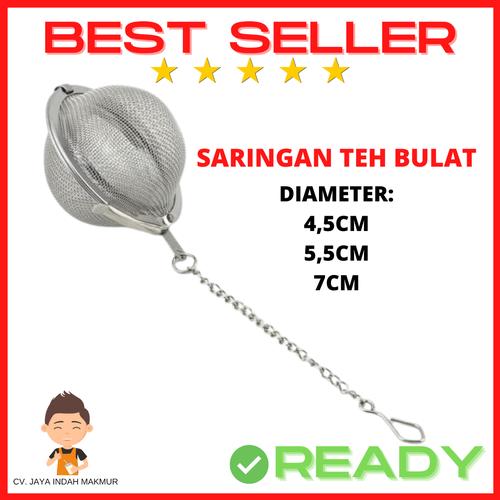 Jual Saringan Teh Bulat Bola Stainless 5cm | Tea Infuser Bola Tea ...