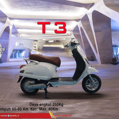 Jual Sepeda Motor Listrik Uwinfly T3 800 watt 60volt 20 AH - Kab. Jember - Harapanjayajember ...