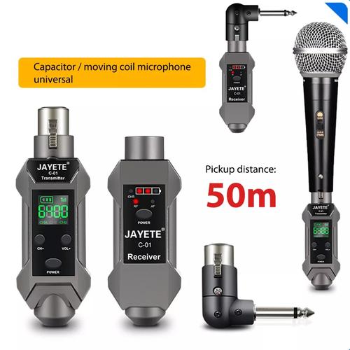 Jual microphone transmitter wireless mic converter receiver speaker ...
