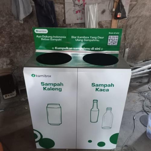 Jual Tempat sampah kotak 2in1 Custom model cabinet - Kab. Bogor ...