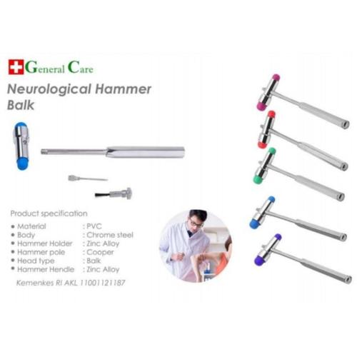 Jual Palu Refleks / Hammer Reflex Balk Neurological General Care - Biru ...