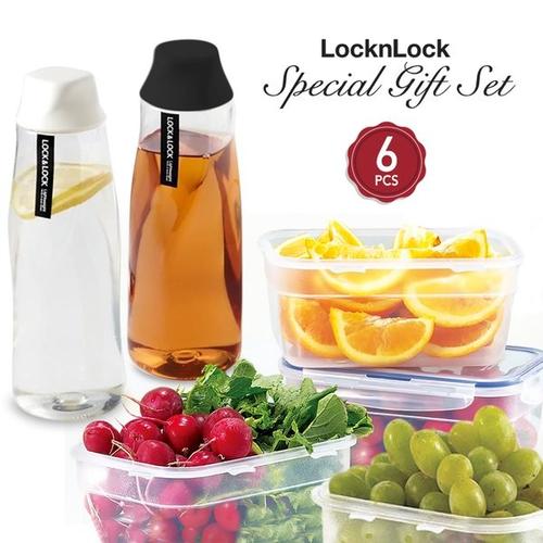 Jual LOCK N LOCK SPECIAL GIFT SET 6 PCS locknlock lock&lock food ...