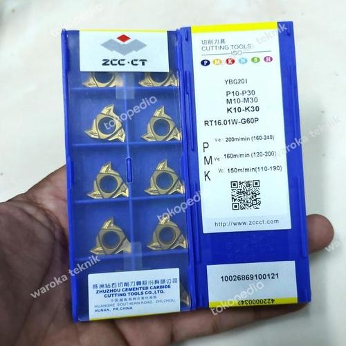 Jual Insert ulir drat luar RT16.01W-G60P original ZCC baru - Jakarta ...