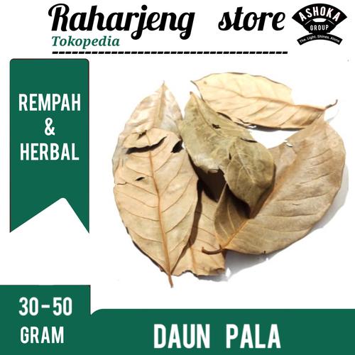 Jual 234/ Daun pala kering hasil kebun sendiri herbal kesehatan ...