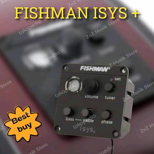 Jual Fishman ISYS+ Acoustic Pickup 2 Band EQ Equalizer Preamp with ...