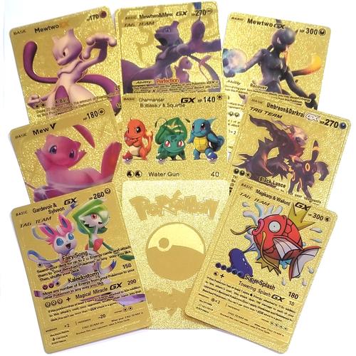 Jual Kartu Pokemon Emas Mew Mewtwo Charmander Umbreon Gardevoir ...