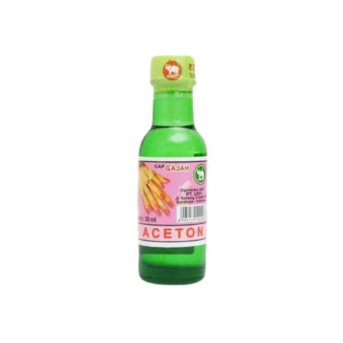 Jual ACETONE CAP GAJAH 50 ML BOTOL KACA - Kota Denpasar - Apotek Sida ...