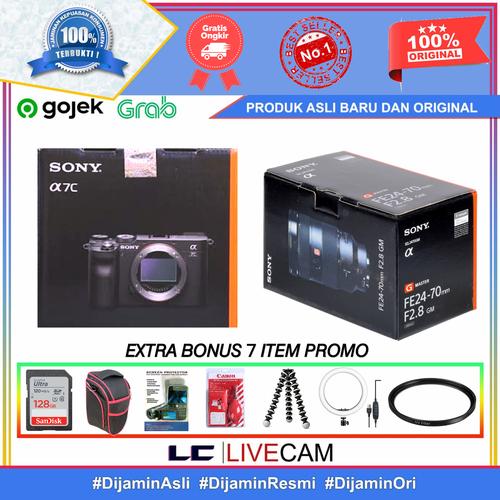 Jual SONY ALPHA A7C KIT FE 24-70MM F2.8 GM/KAMERA SONY A7C KIT 24-70 F2 ...