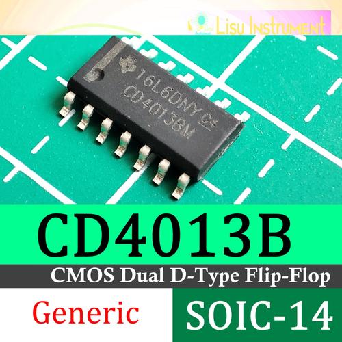 Jual CD4013BM CD4013 / HCF / HEF CMOS Dual D-Type Flip-Flop SOP14 ...