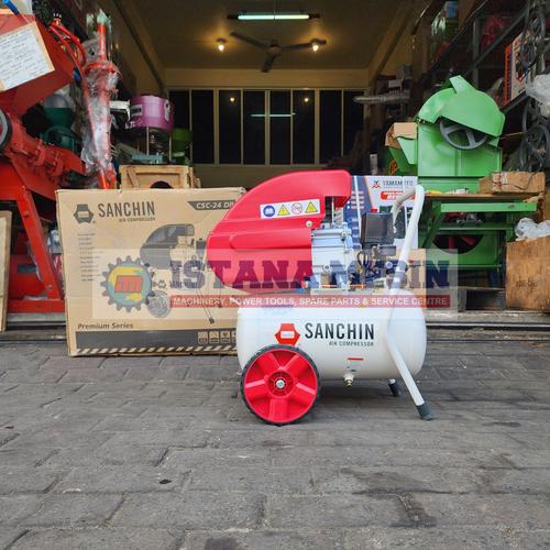 Jual MESIN KOMPRESSOR UDARA ANGIN 1HP LISTRIK PORTABLE SANCHIN CSC 24 ...
