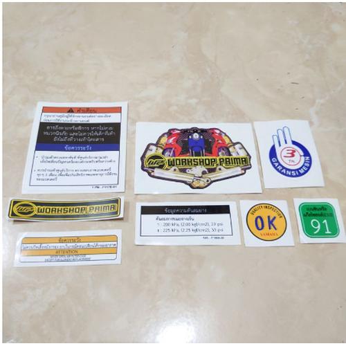 Jual STIKER STICKER PERINGATAN WARNING PROSEDUR MIO SPORTY SMILE FINO ...