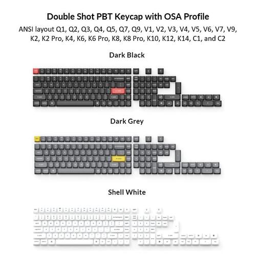 Promo Keychron Double Shot PBT Full Keycap Set with OSA Profile - Shell ...