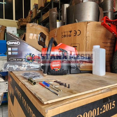Jual MESIN POTONG KAYU GERGAJI KAYU SINSO SENSO CHAINSAW 22" SUPRA SPR ...