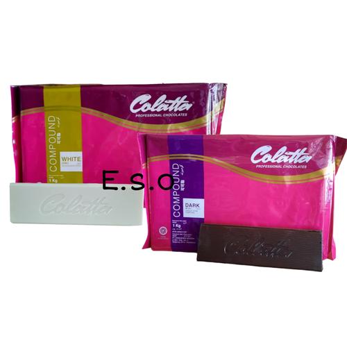 Jual coklat batang colatta 200gr/colatta dark/colatta white - dark ...