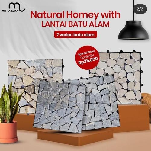 Jual Mitra Loka Ubin Batu Alam Lantai Decking Tile Kuat Awet Dan Rapi ...
