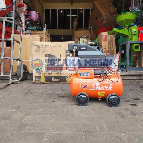 Jual MESIN KOMPRESSOR ANGIN UDARA LISTRIK PORTABLE 2HP 25L SHARK MZ 20 ...