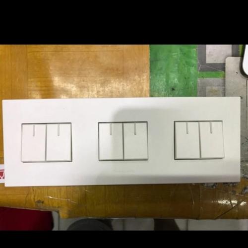 Promo saklar sakelar panasonic 6gang 6 gang 6 switch grid switch inbow ...