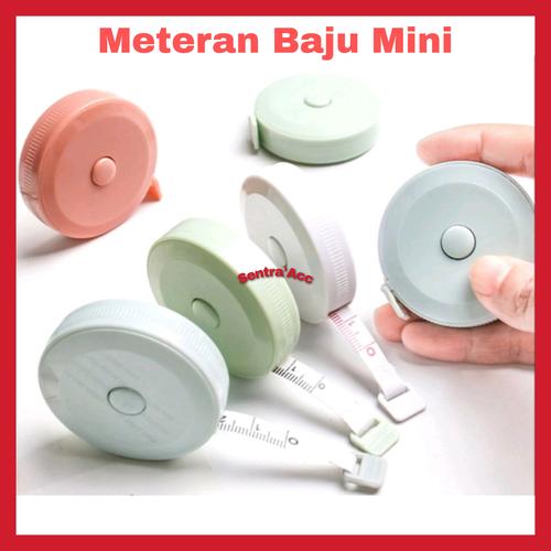 Jual Meteran Baju Mini Gulung Meteran Mini E401 Kotak Meteran Mini ...