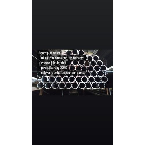 Jual PIPA HITAM 1 INCH TEBAL ( 1,2 - 2,0 ) MM - 1,2 MM STD - Jakarta ...