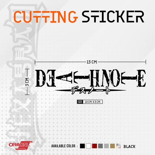 Jual Cutting Sticker Anime Death Note | Stiker Cutting Manga Death Note ...
