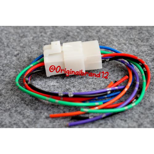 Jual 1 Set Socket Soket Sambungan 6 Pin Besar + Kabel Bintik - Jakarta ...