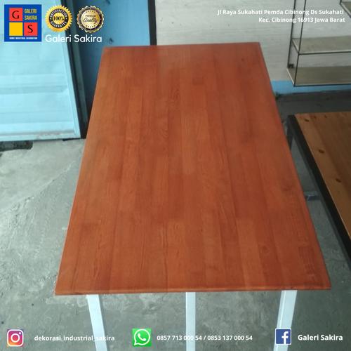 Jual Top Table/Papan daun meja kayu asli FJL 18 mm - Clear, 50x80 cm ...