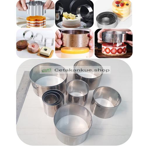 Jual Ring cutter stainless steel 20cm/ring roti/cetakan pangsit ...