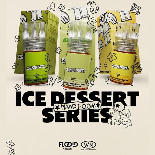 Promo MAAD FOOM Ice Dessert saltnic 30ML nic 30Mg Salt by FLOOID VEM ...