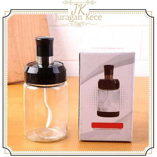 Jual Tempat Bumbu Dapur Kaca Toples Botol Masak Wadah Garam Minyak ...