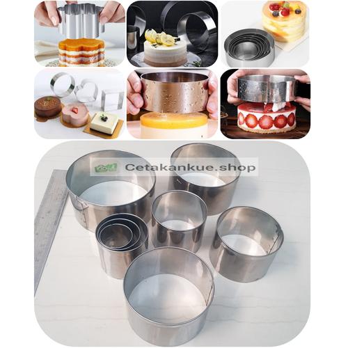Jual Ring cutter stainless steel 16cm/ring roti/cetakan pangsit ...