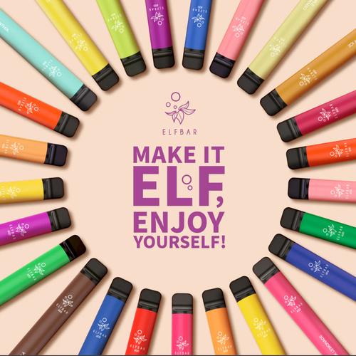 Jual ELFBAR 1500 Disposable Battery - Strawberry Ice - Jakarta Selatan ...