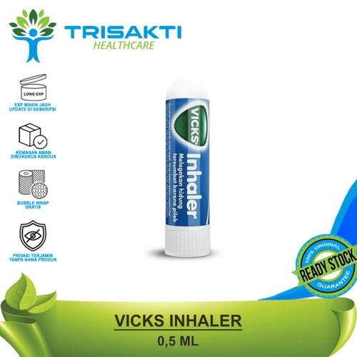 Jual VICKS INHALER 0,5 ML MERINGANKAN GEJALA BATUK, PILEK DAN FLU - 1 ...