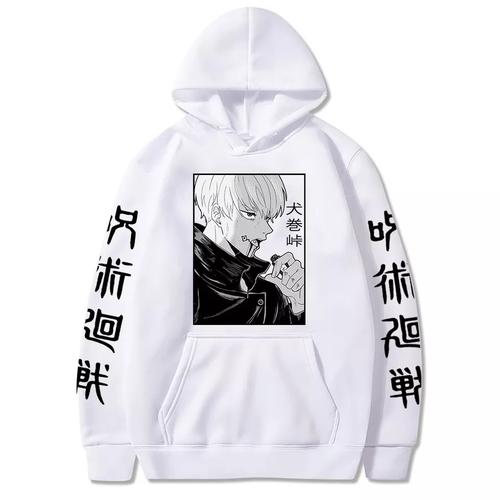 Jual Jaket Hoodie Toge Inumaki Anime Jujutsu Kaisen Manga - Putih, M ...