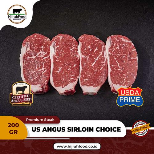 Jual Sirloin Steak USDA Choice Grade | US Black Angus Beef Striploin ...