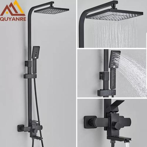 Jual Shower Tiang hitam/ Shower Column/ Shower Set/ Shower Kamar mandi ...