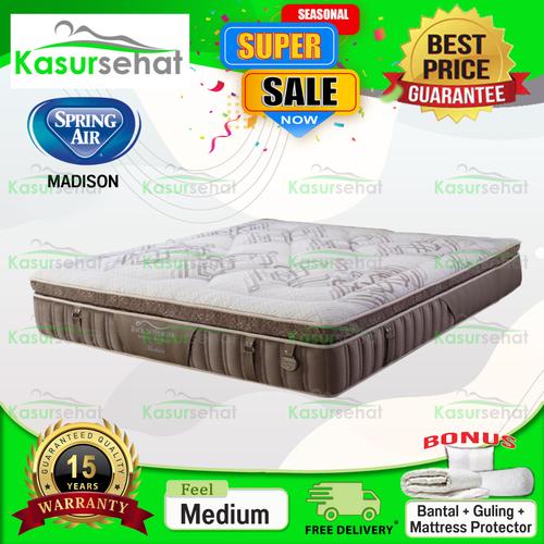 Promo Spring Air Kasur Springbed Madison - Kasur Saja 160 180 200 100 ...