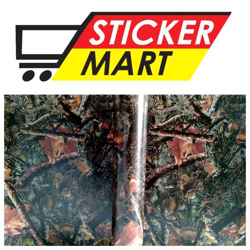 Jual Stiker camo daun ranting kering camouflage hutan hunting - 5m x ...