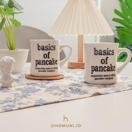 Jual Basics of Pancake Gelas Cup Mug Kopi Teh Susu Korea Aesthetic ...