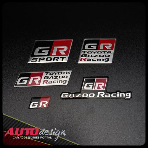 Promo EMBLEM MOBIL TOYOTA GR SPORT GAZOO RACING ALUMUNIUM - MODEL A ...