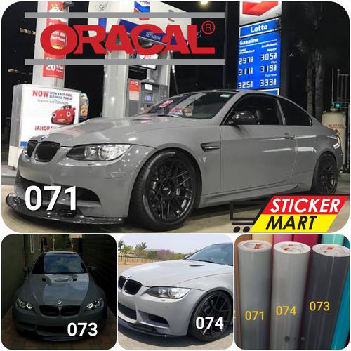 Jual Sticker Wrap Mobil Oracal Nardo Grey dark grey light grey abu meter - 073 Dark Grey - Kota ...