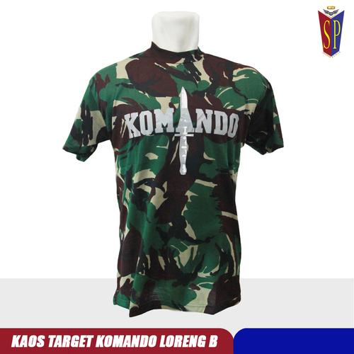 Jual Kaos Target Komando Gambar Loreng - Kaos Komando Target Loreng ...